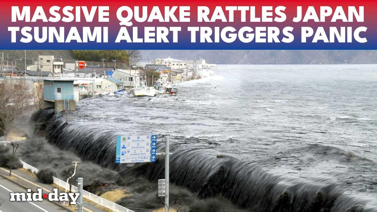 Japan earthquake: Tsunami waves smash coast, Ring of Fire awakens ...