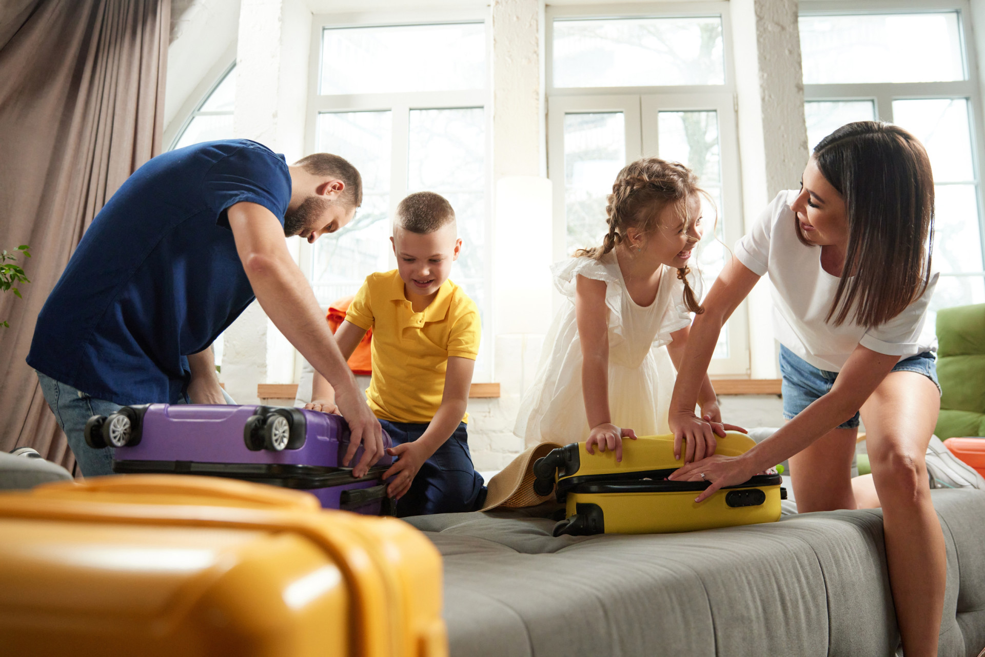 From the airport to the plane: Top tips for flying with kids