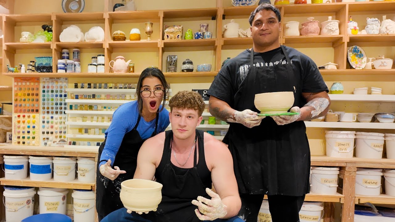 Pottery class with Connor & Shans