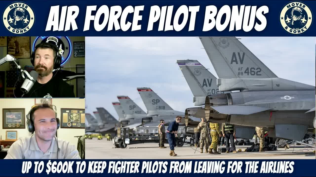 Fighter pilots react: $600k - Air Force throwing money at pilots