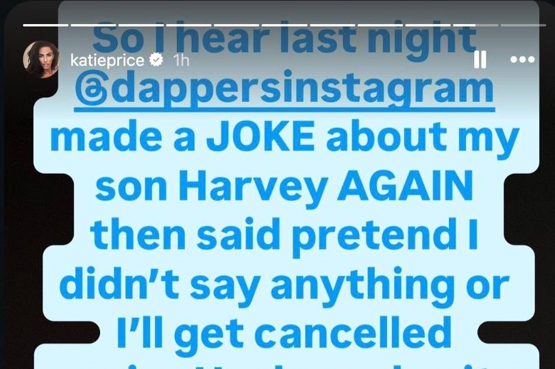 Katie Price calls out Dapper Laughs for 'vile' Harvey joke as comedian ...