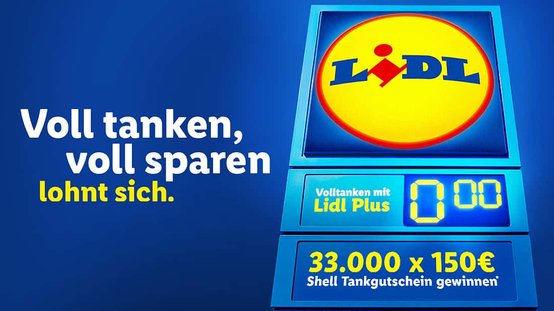 Discounter zahlt den vollen Tank: Lidl verlost 33.000 Tankgutscheine ...