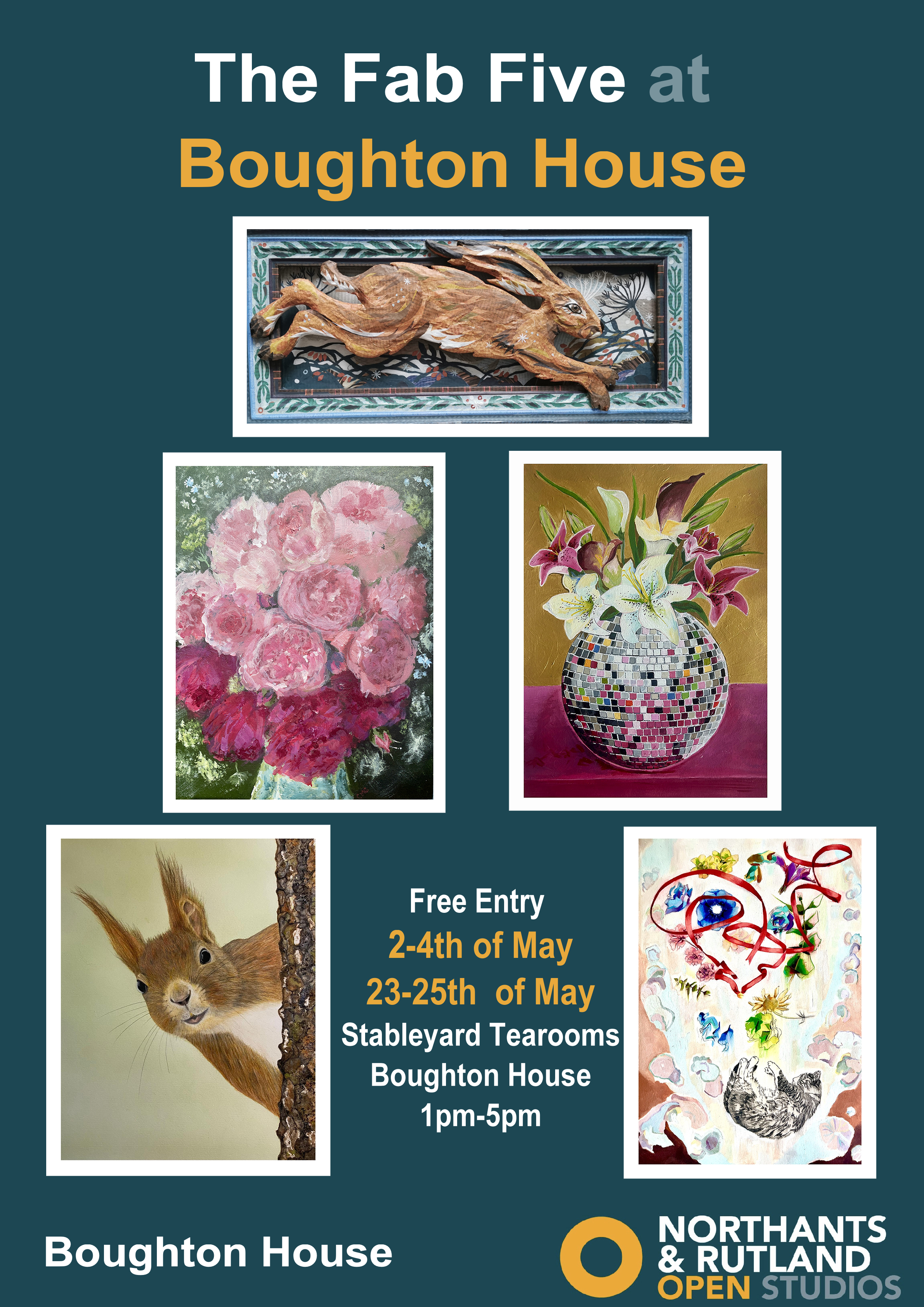 Five fabulous artists at Boughton House