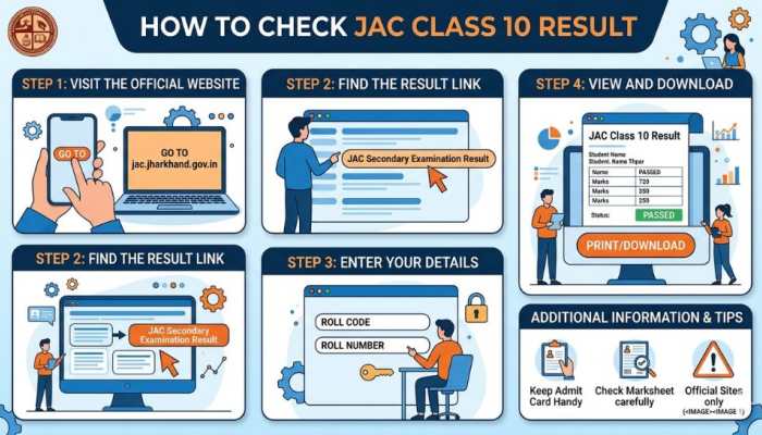 JAC class 10 result 2026: How to check Jharkhand board matric result ...