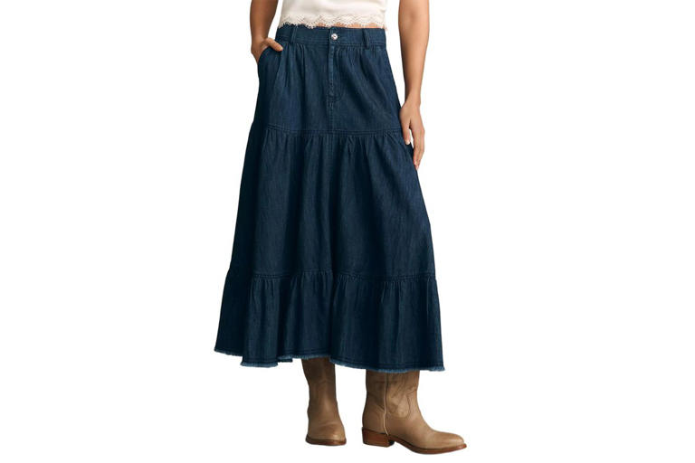 Martha Stewart’s denim midi skirt is the cooler and more comfortable ...