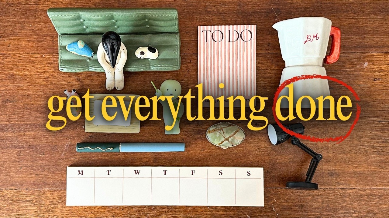 Real productivity hacks for messy overwhelmed minds