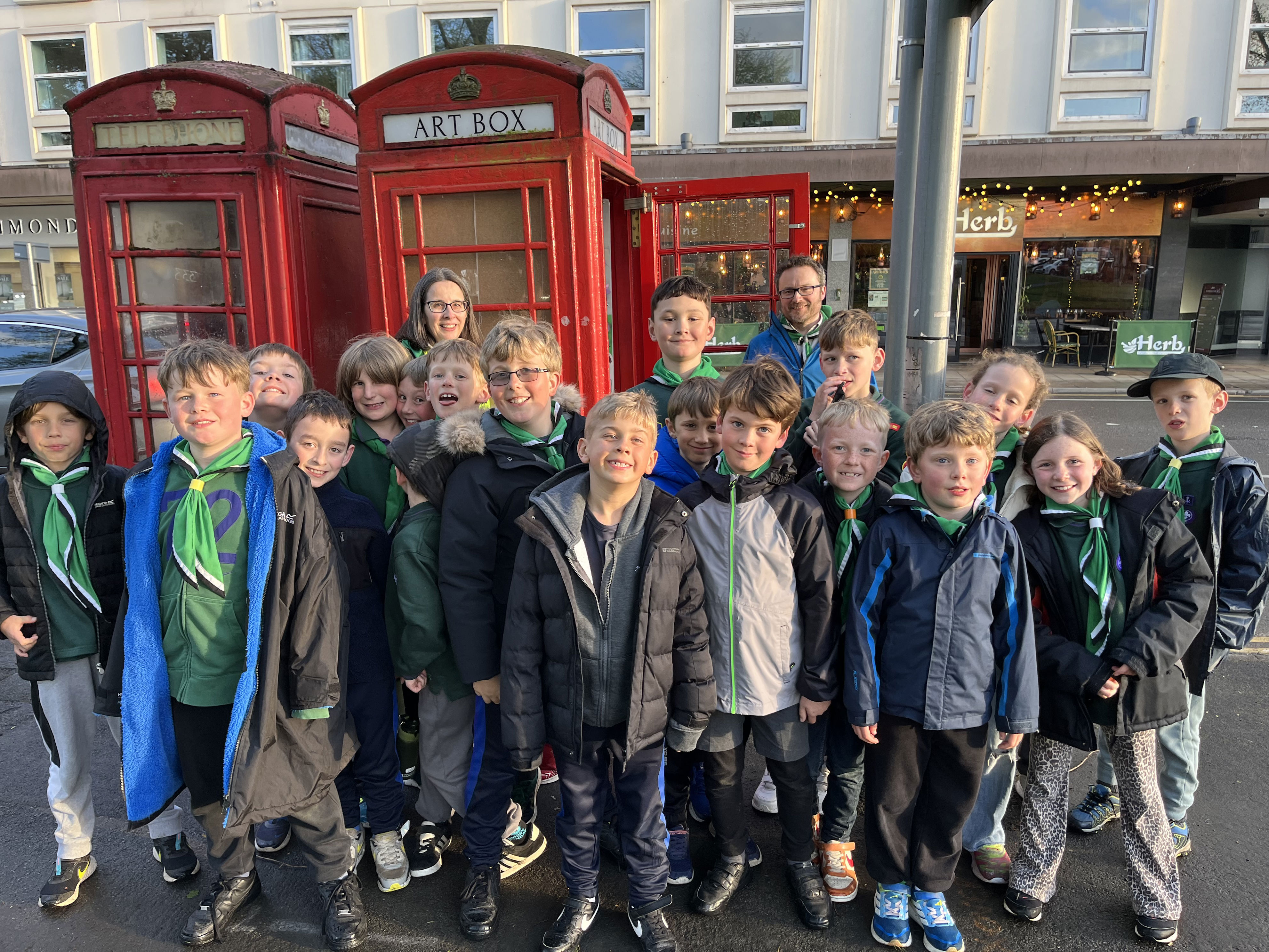 Scouts prepare spring exhibition