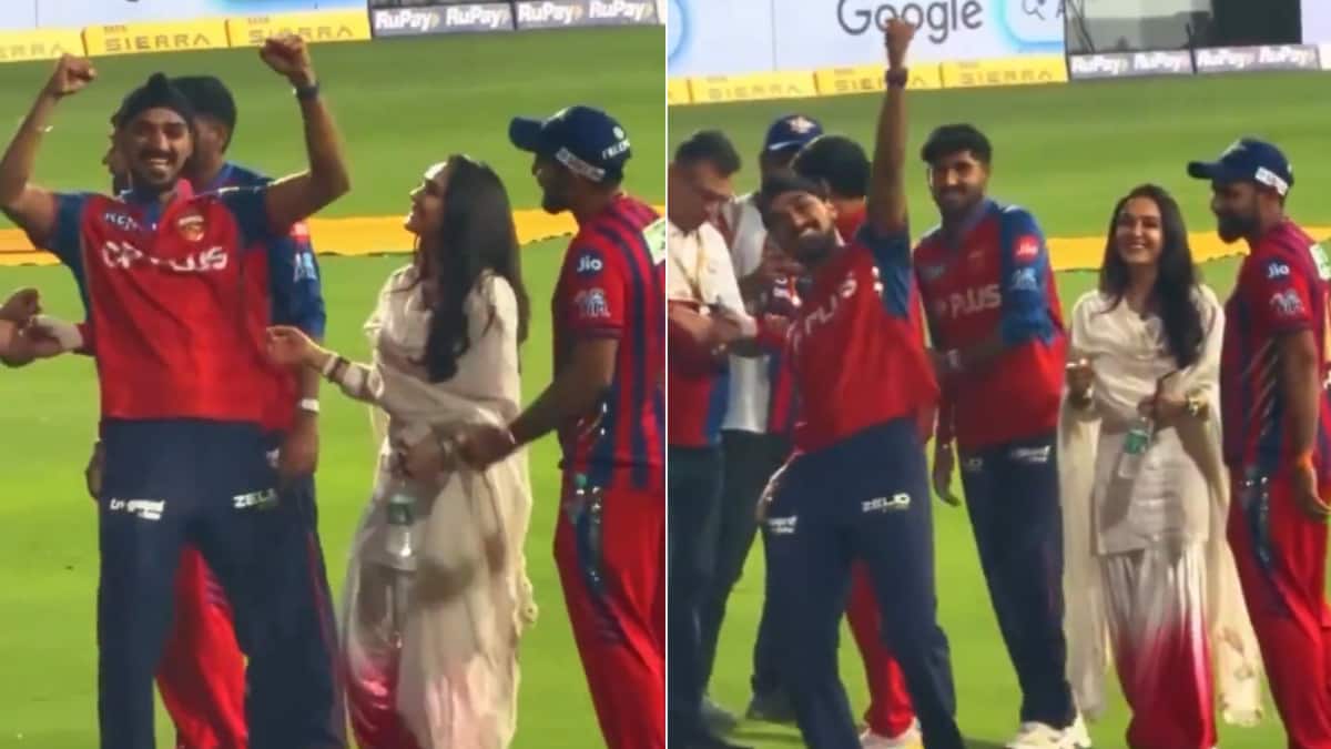 Watch: Arshdeep Singh’s priceless reaction to hug from Preity Zinta