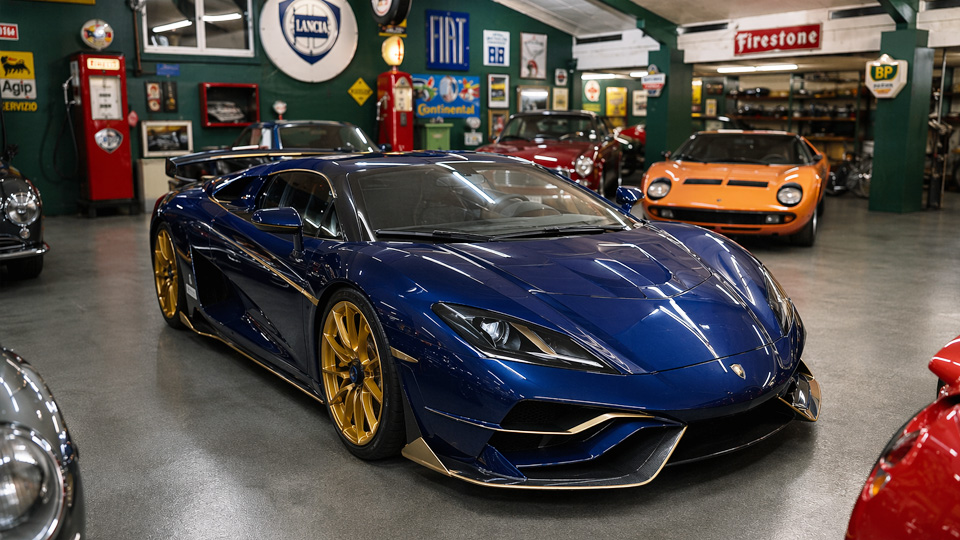 Luxury car collection owned by young millionaire