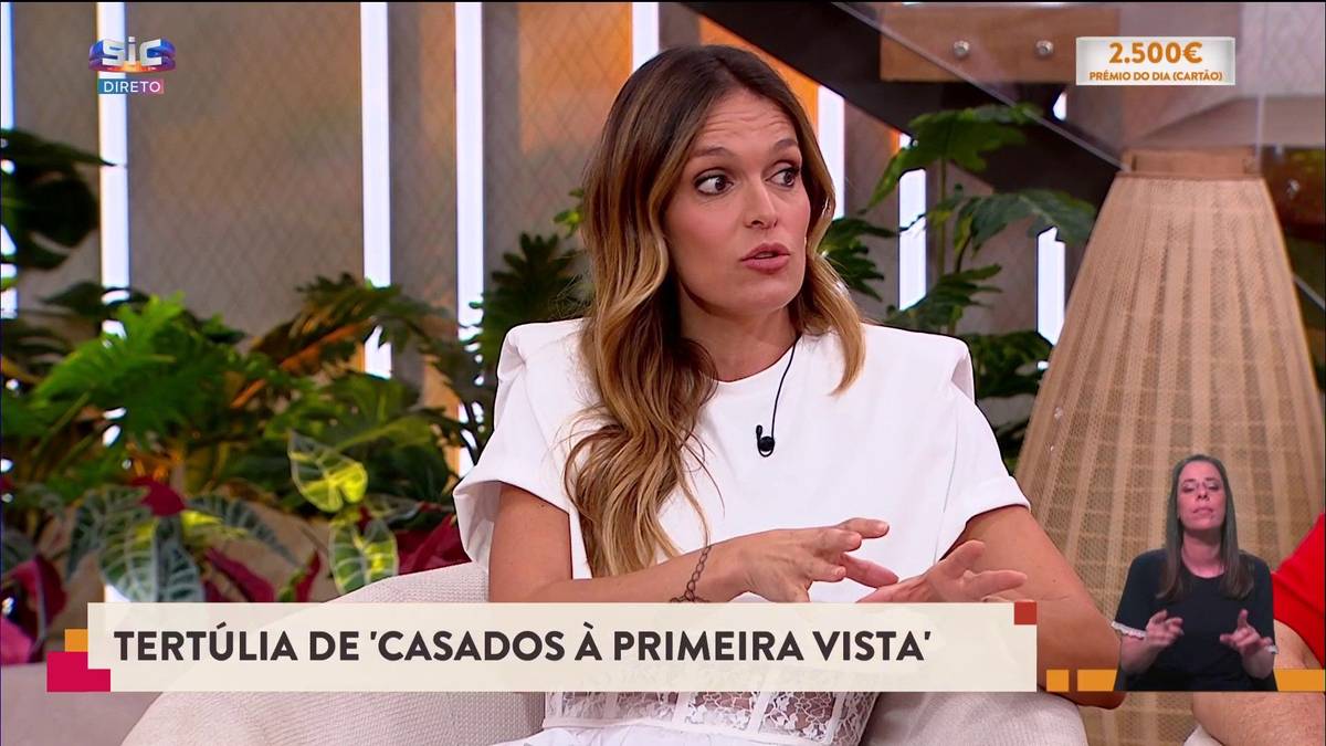 Diana Chaves interrompe comentários sobre Verónica e Rui Filipe: "É ...