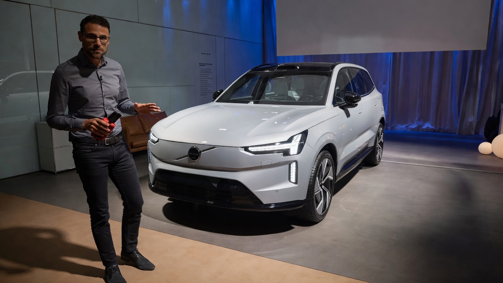 Volvo EX90 eléctrico: lujo y tecnología en un SUV