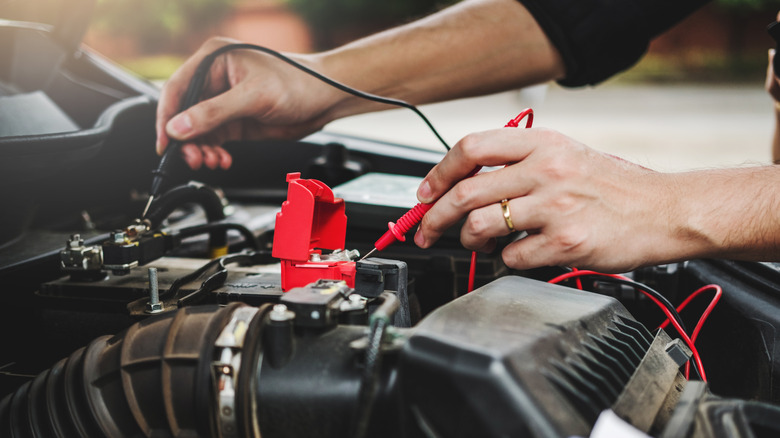 Can you charge your car battery by leaving your engine running?
