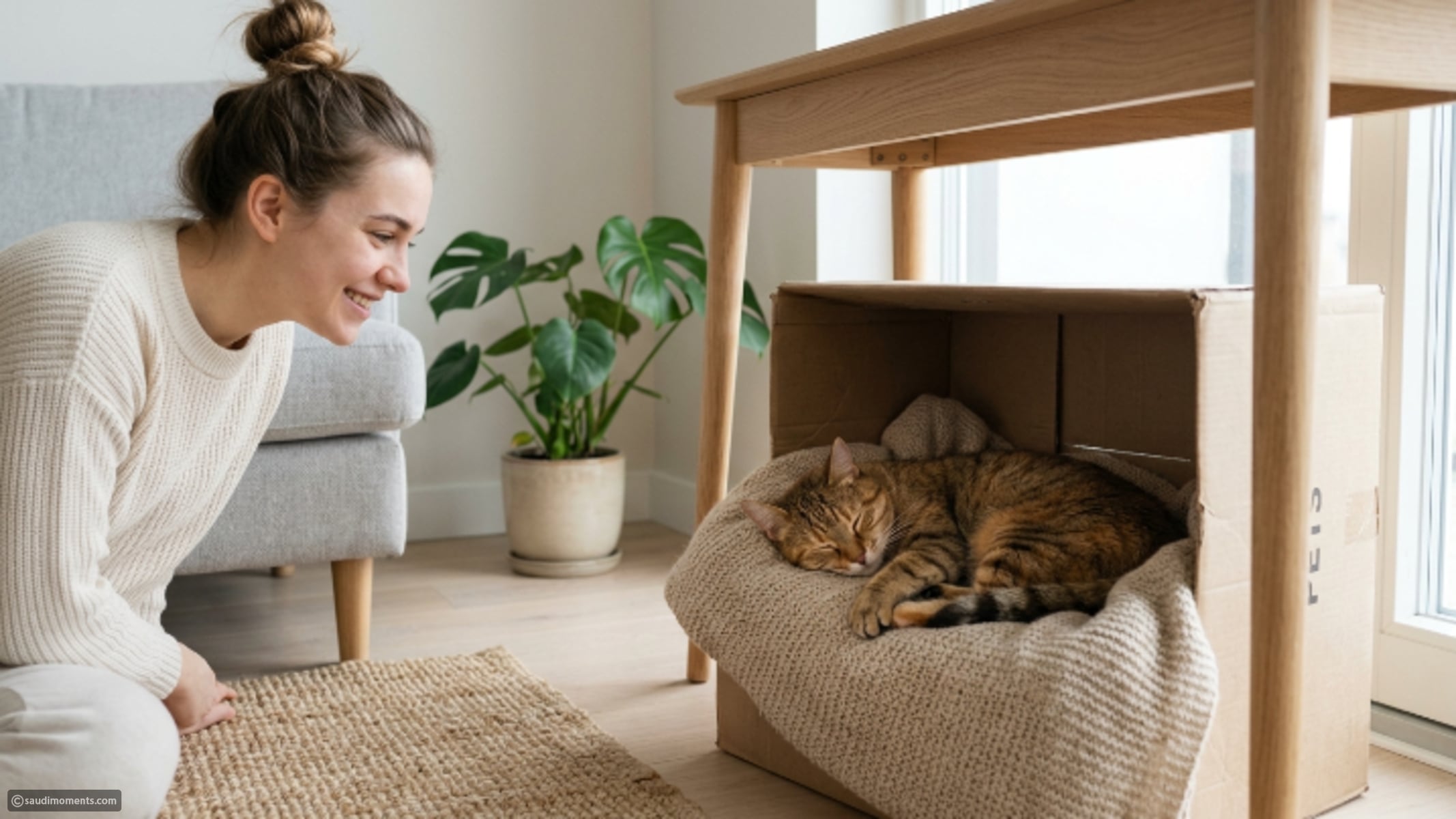 What your cat’s sleeping position says about their mood