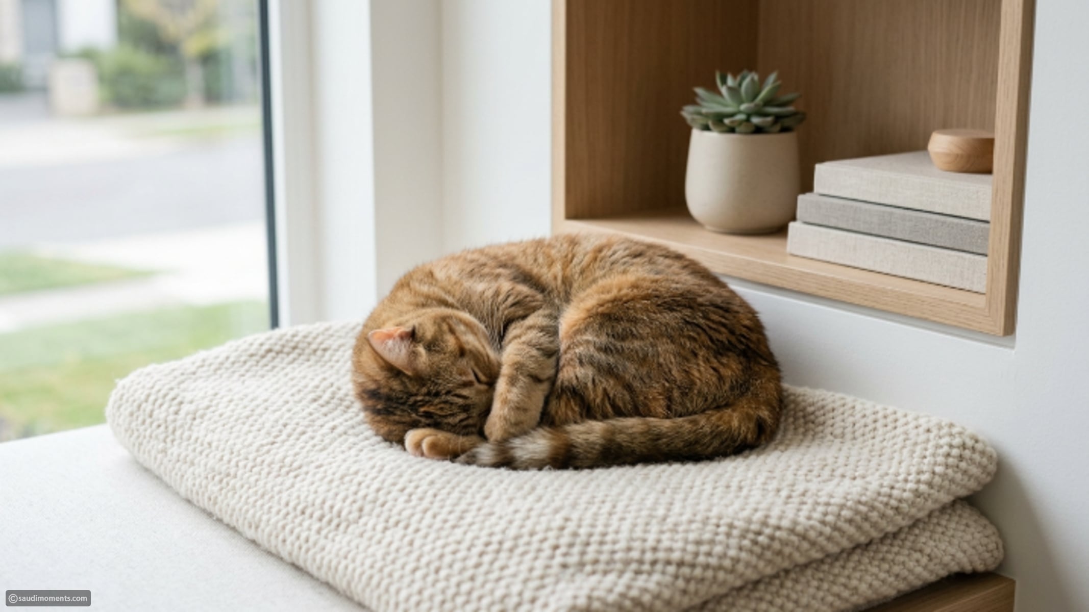 What your cat’s sleeping position says about their mood