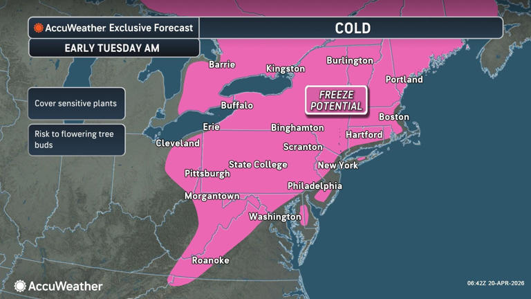 Staunton area faces fire danger, freeze warning