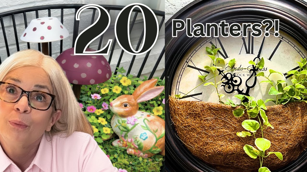 20 genius DIY planters from thrift store finds (outdoor & indoor)