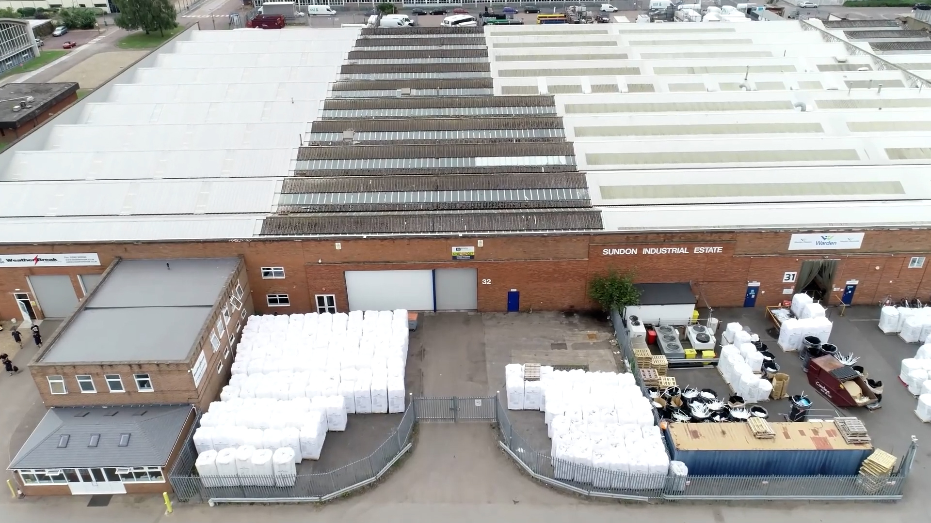 Massive warehouse upgrade and large scale storage area