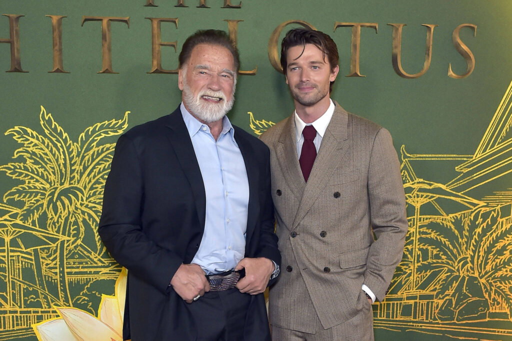 Arnold Schwarzenegger claimed he was 'blown away' by his son Patrick's ...
