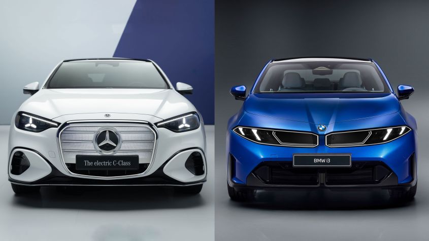 Range wars: Mercedes C-Class electric and BMW i3 compared