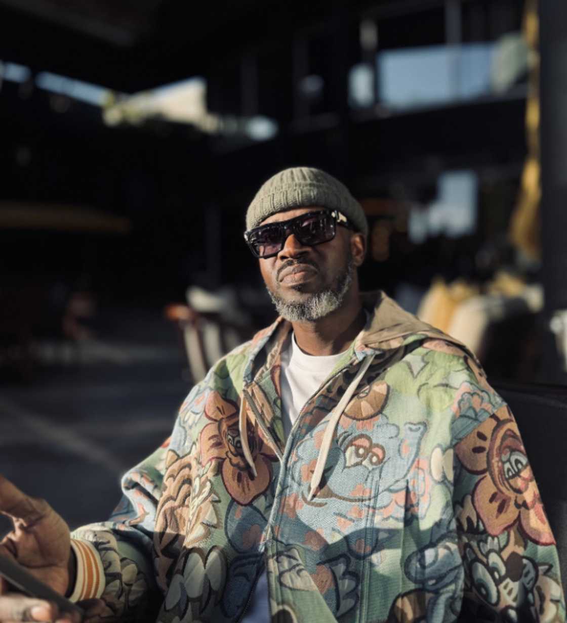 Watch as drones create Black Coffee's face in the sky