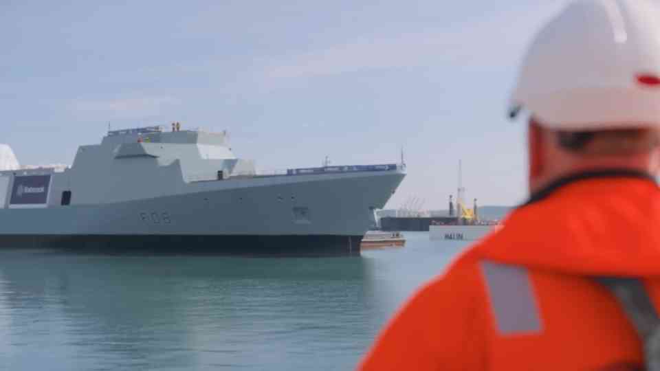 Royal Navy expands fleet as HMS Active is launched for the first time