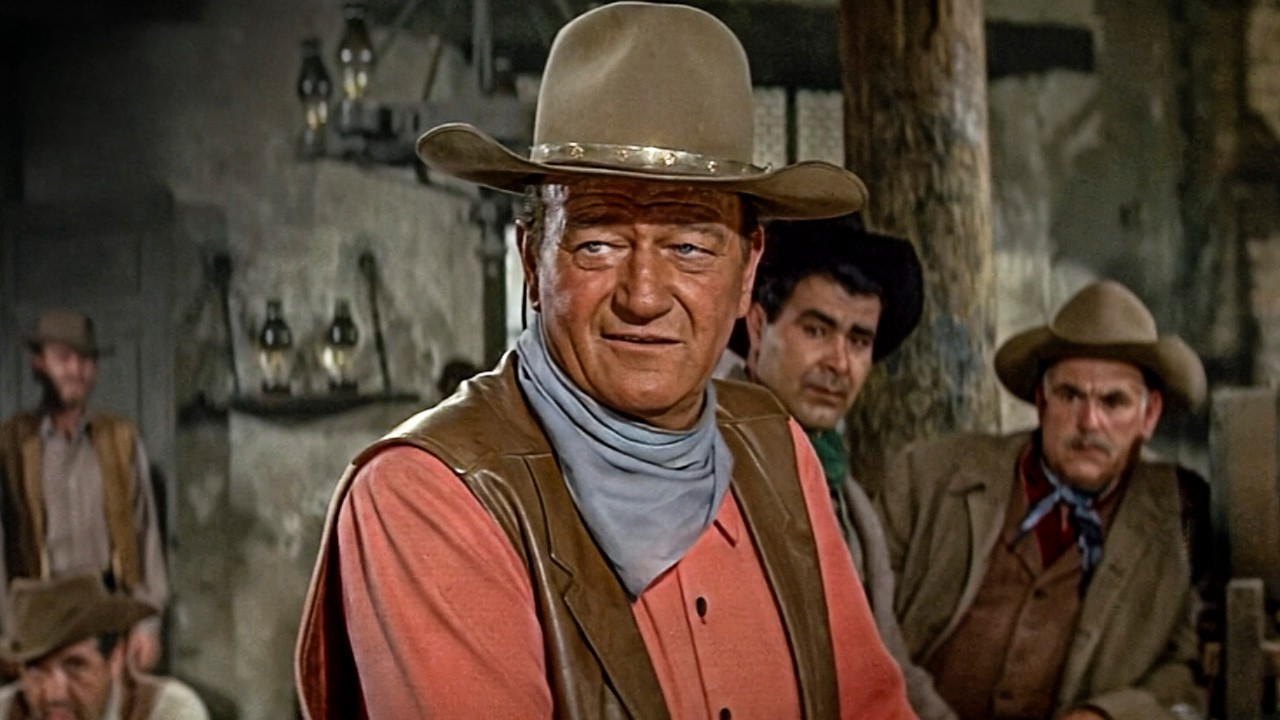 Kirk Douglas And John Wayne Get In A Bar Fight The War Wagon