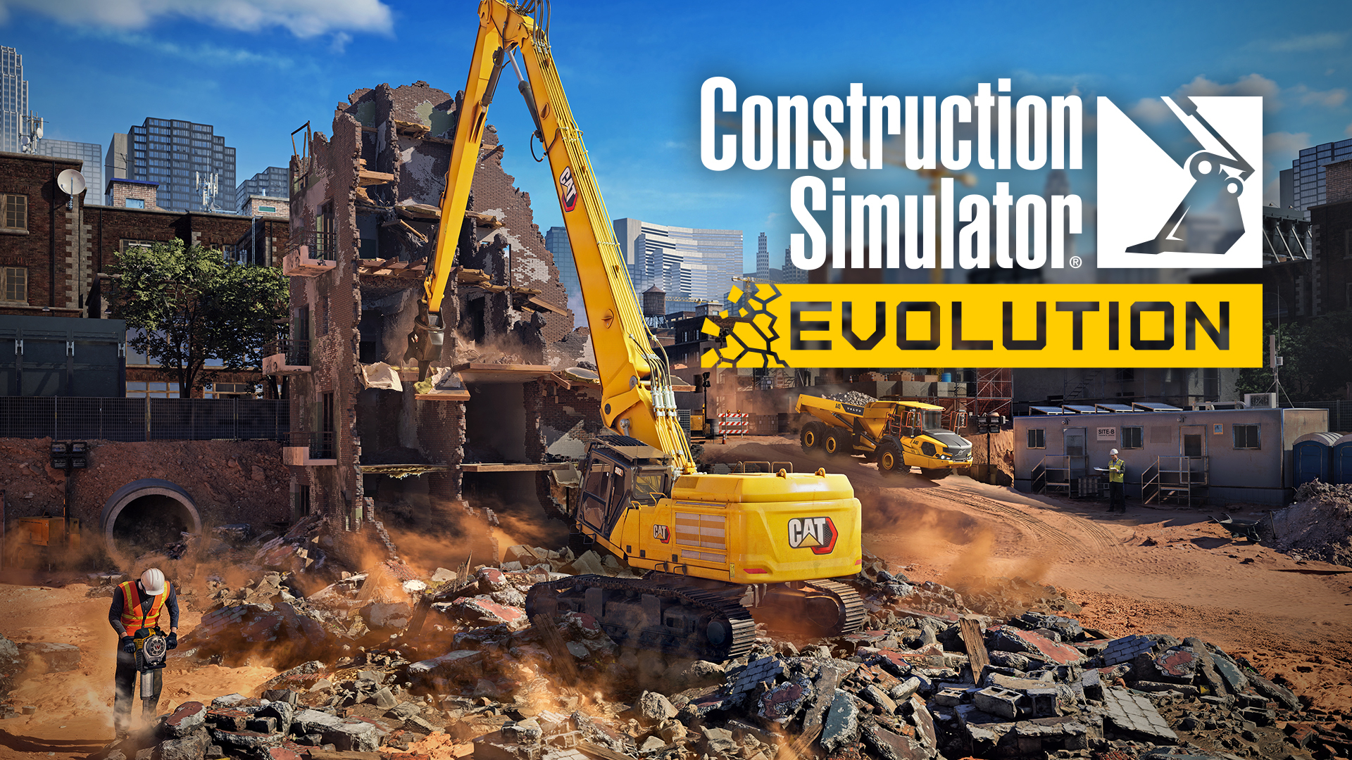 Construction simulator evolution official reveal trailer | Galaxies ...