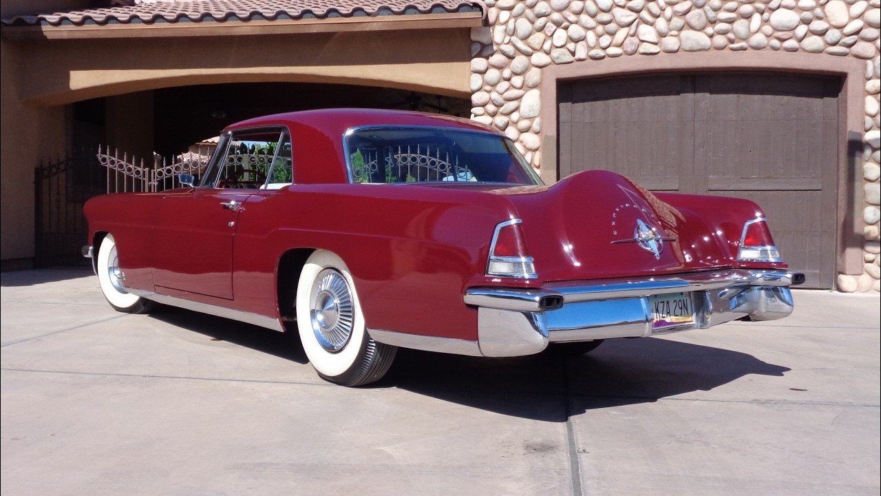 1956 Continental Mark II in burgundy