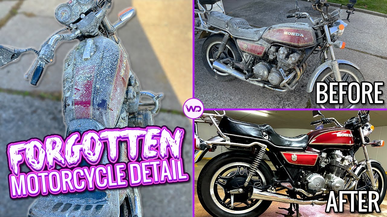 Trashed Honda CB750 motorcycle gets stunning long-overdue detail