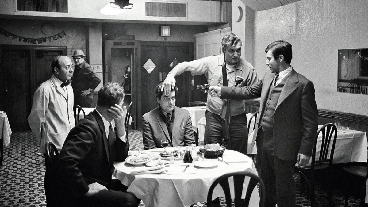 20 behind-the-scenes photos from The Godfather