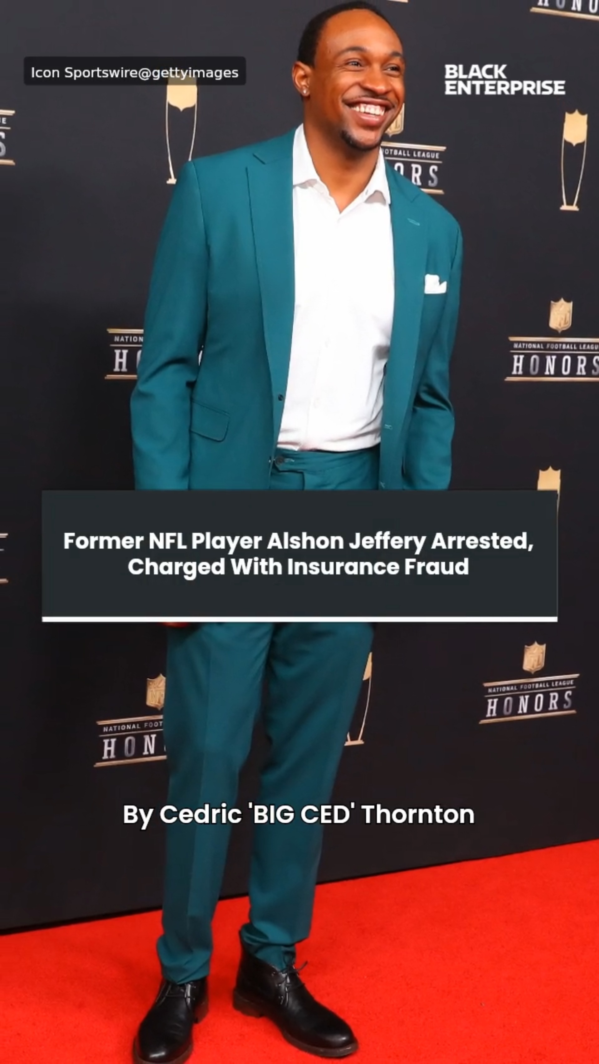 Former NFL player Alshon Jeffery arrested, charged with insurance fraud