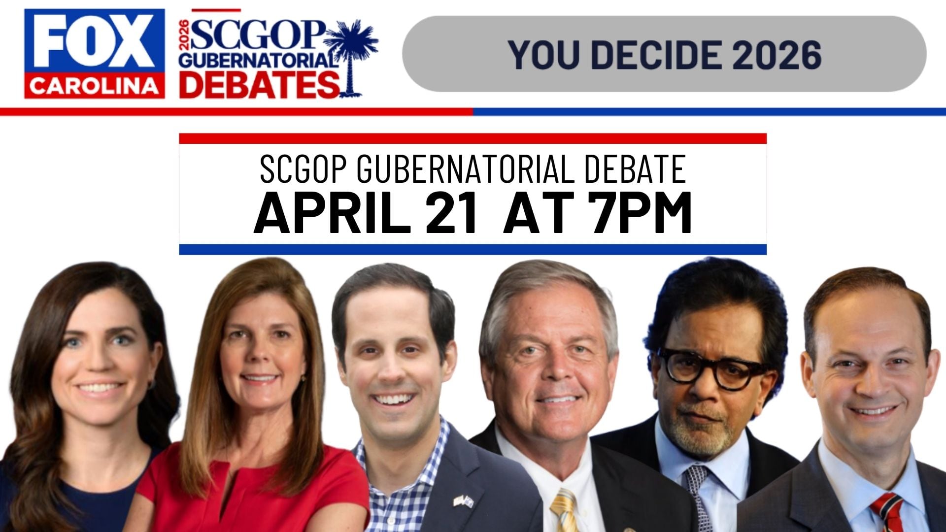 Live stream: 6 Republican South Carolina governor candidates debate ...