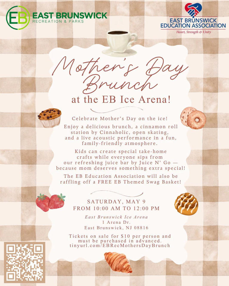 East Brunswick skating rink to host Mother's Day brunch on the ice