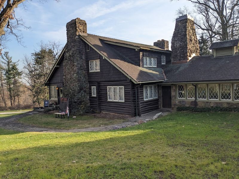 The hidden New Jersey log cabin mansion built by one of the leaders of ...