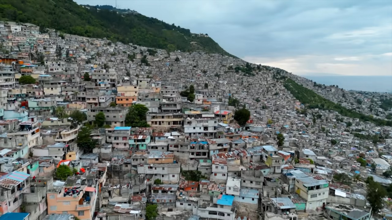 This was my first hour in Haiti - He left the safe area, then walked ...