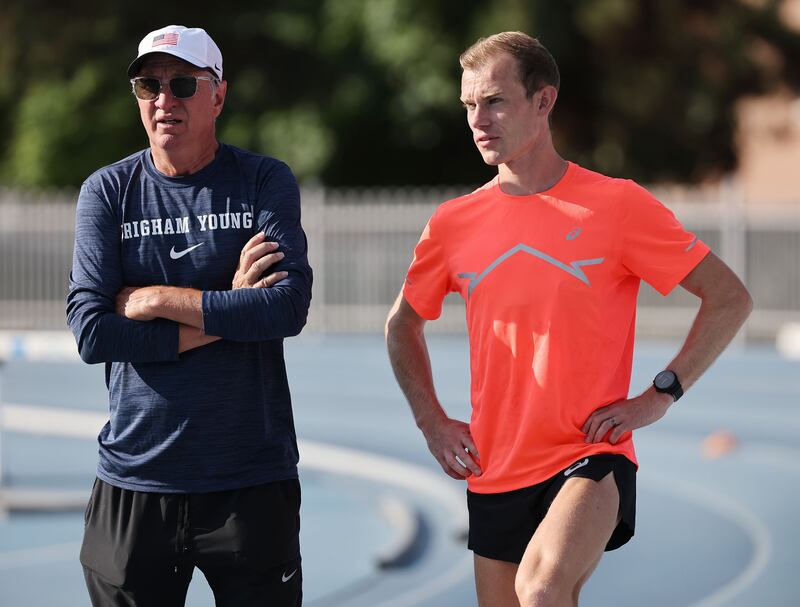 Happy to be a 2:05 guy: Former BYU star Clayton Young runs the race of ...