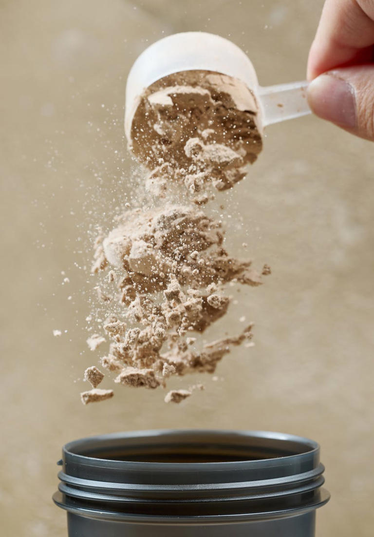 La proteína en polvo para el desarrollo muscular con glutamina e ideal ...