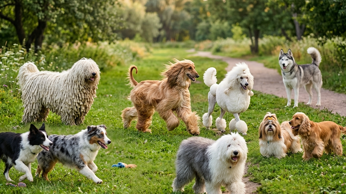 20 dog breeds that require more care than many owners realize