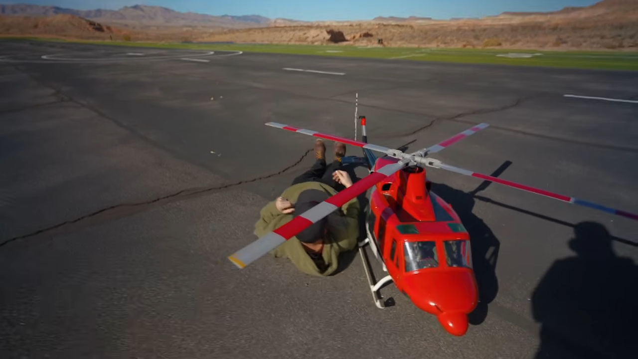 Watch what happens when a 300 MPH RC aircraft takes off