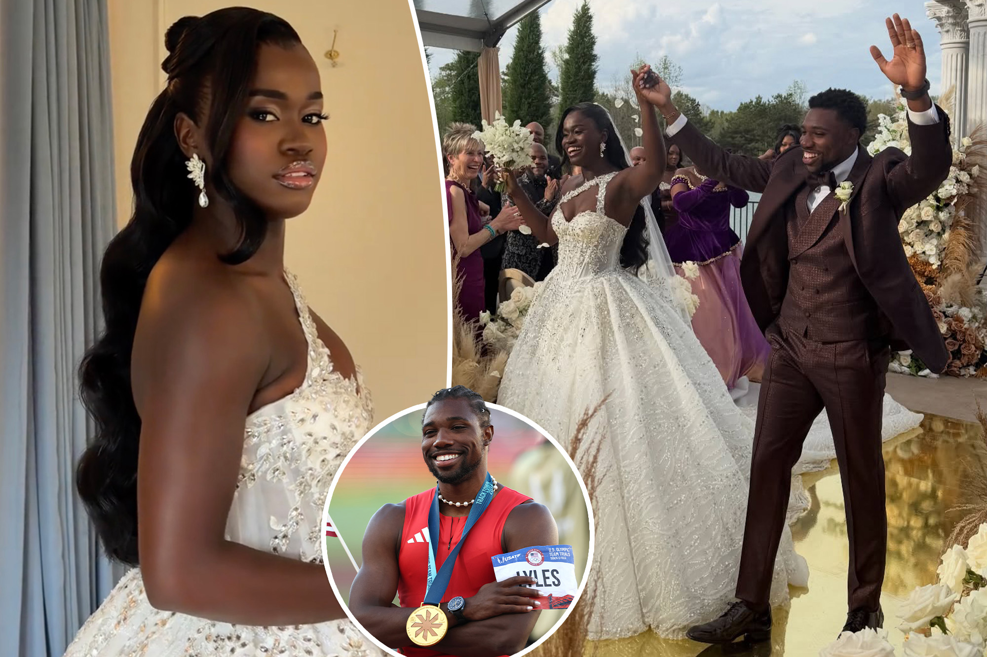 Olympian Noah Lyles torched by fans for 'insane' reaction to bride ...