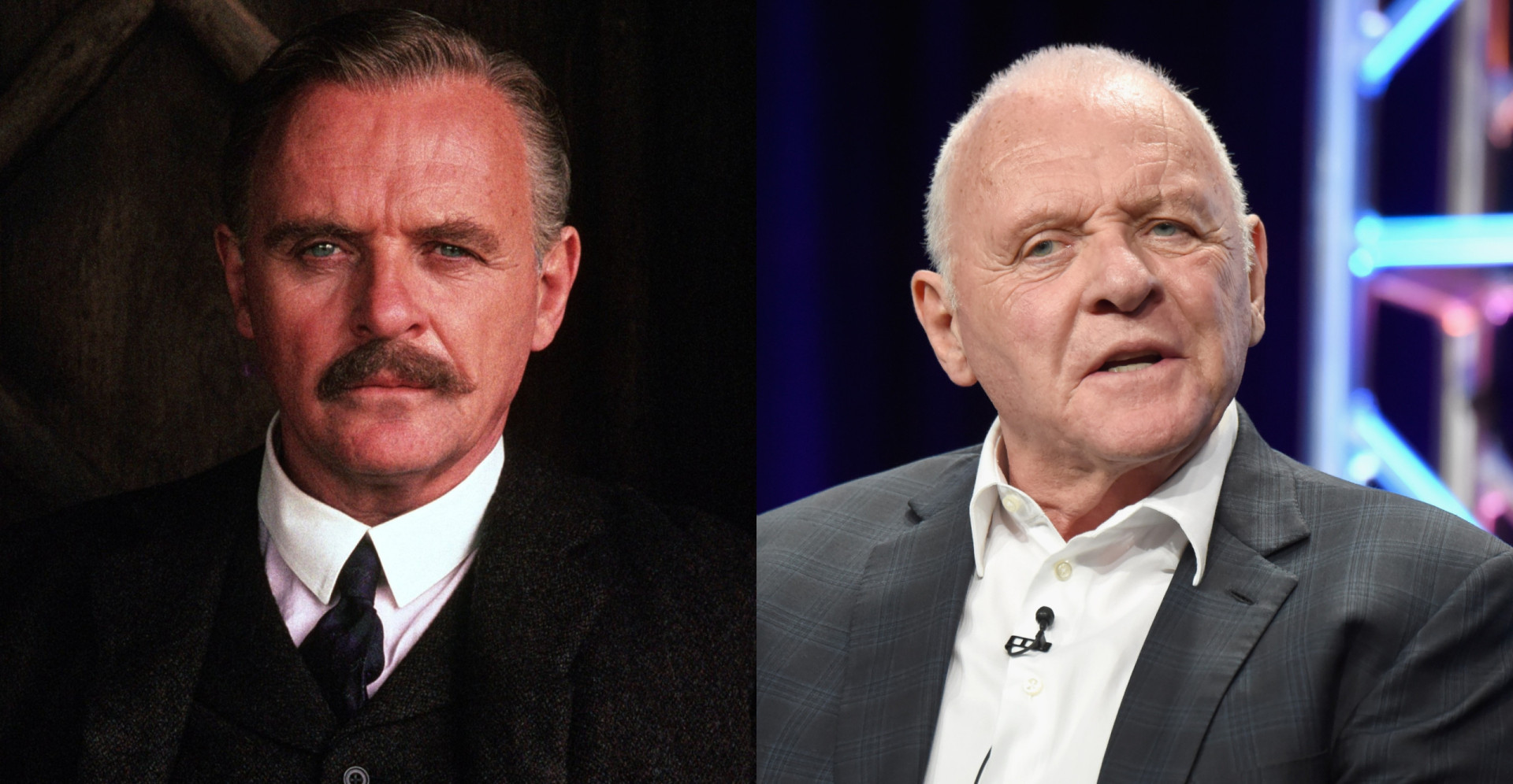 Actors with old-age makeup vs how they actually looked at the same age
