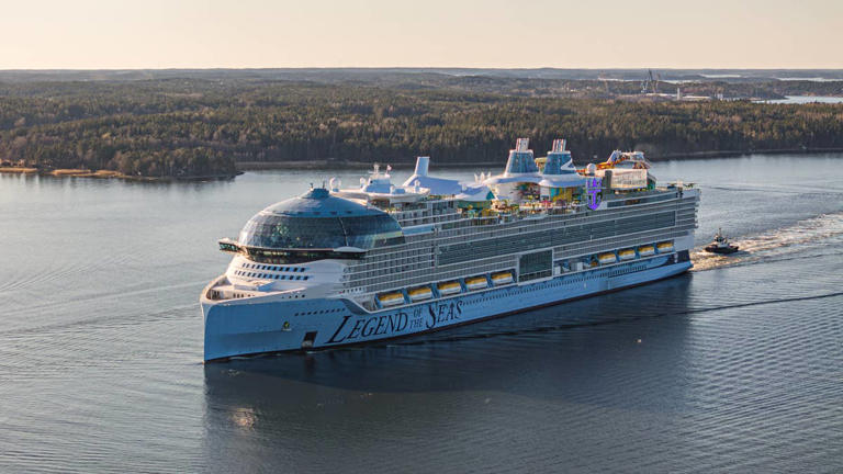 Royal Caribbean’s Legend of the Seas sets sail ahead of summer debut