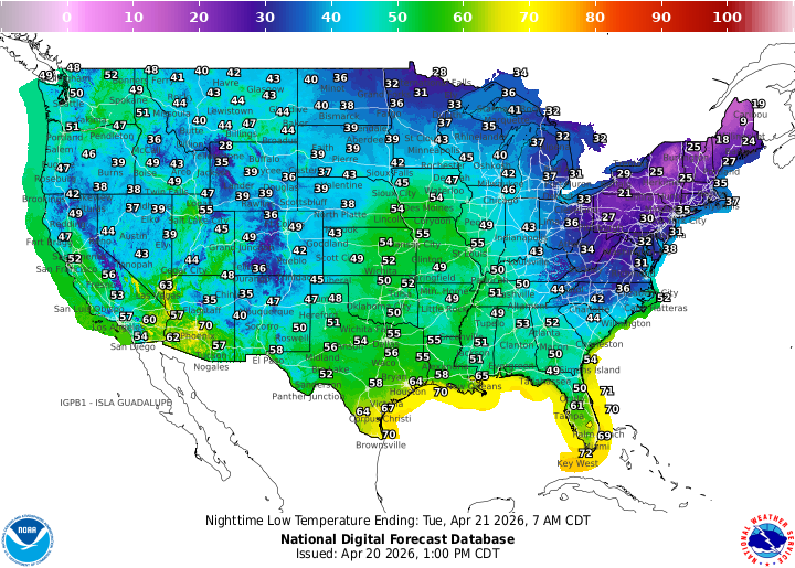 Cold front brings sharp drop in temperatures across US, see the maps