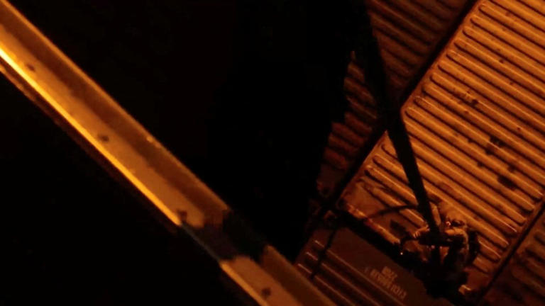 Dramatic video shows US Marines rappelling onto ship to enforce Trump’s ...