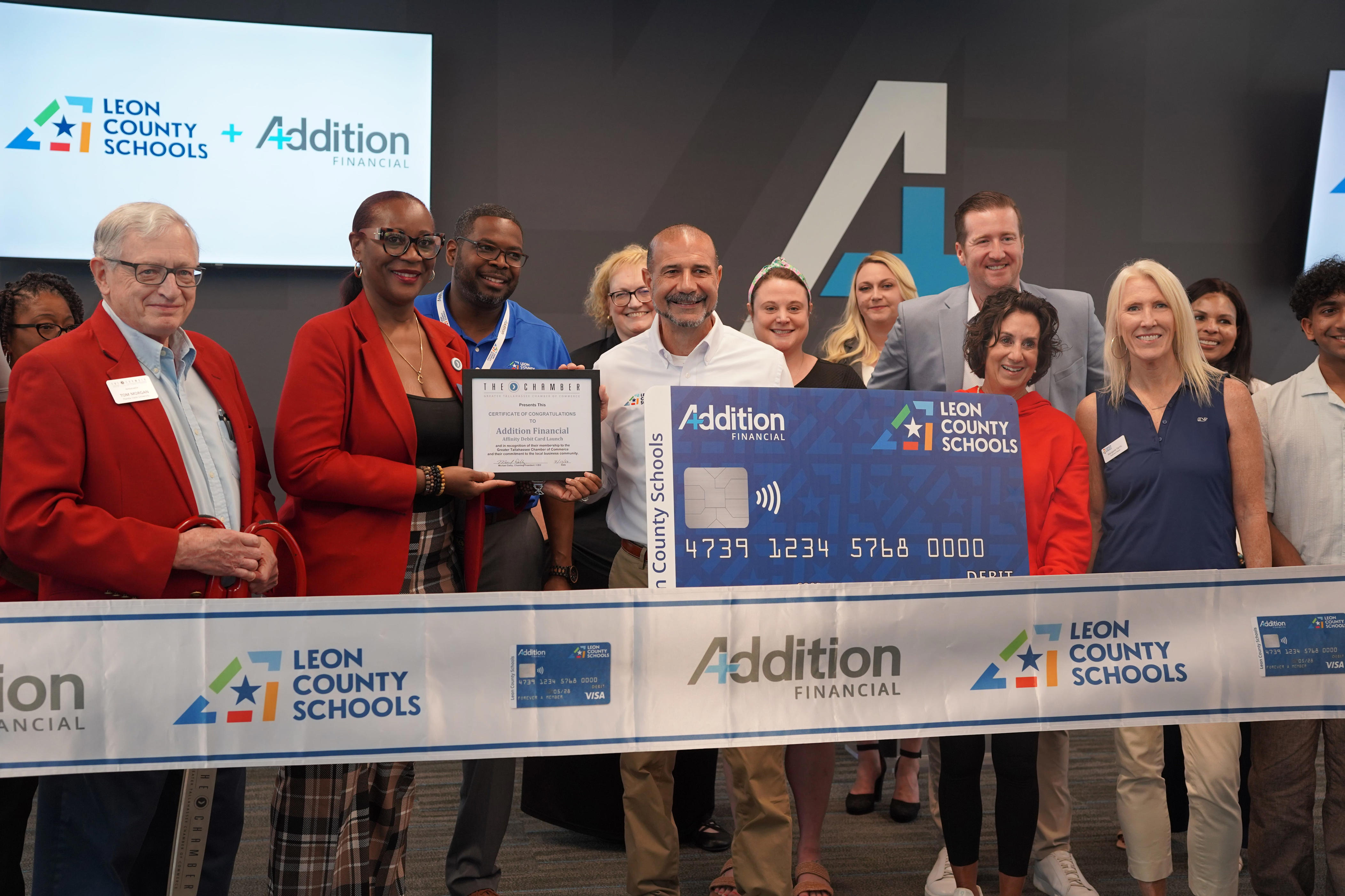 Addition Financial Credit Union launches debit card for Leon schools