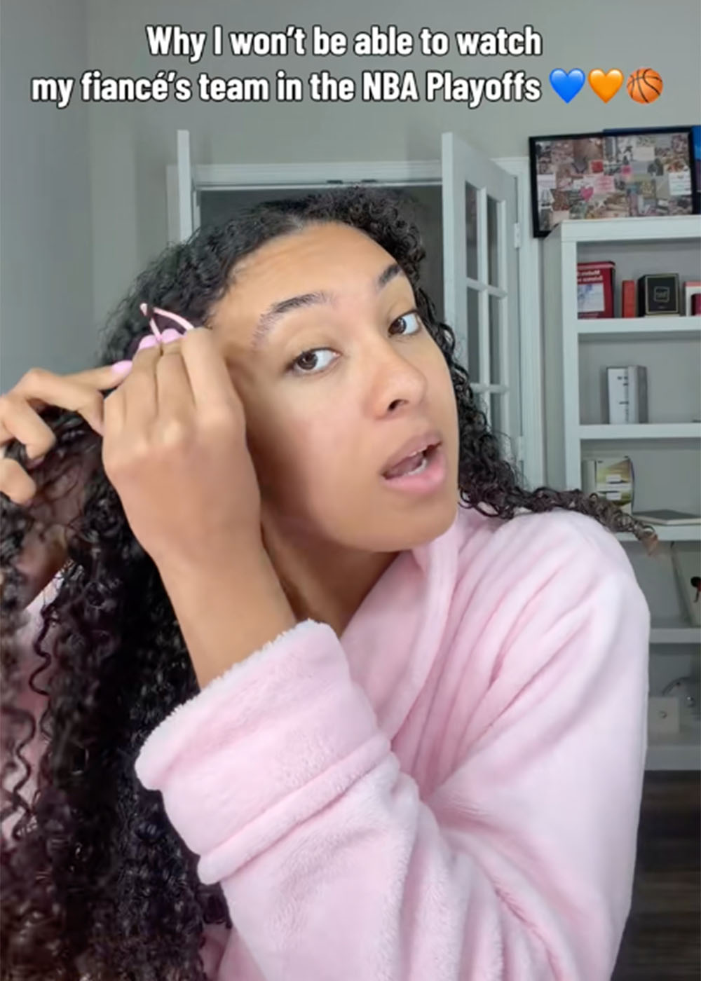 Knicks WAG can't make it to playoff series because of her own sports career