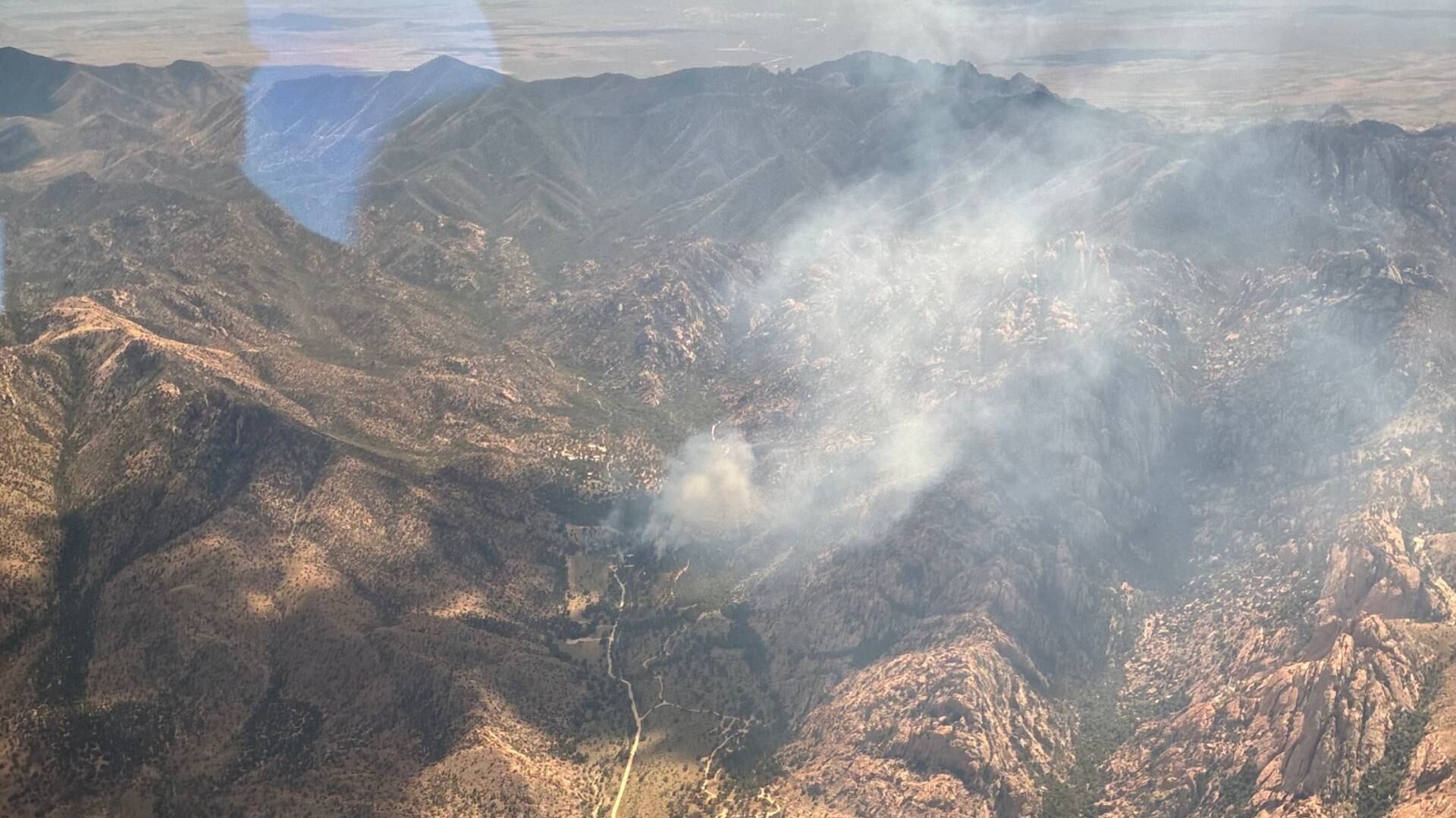 Wildfire in southern Arizona is 70% contained; 2 buildings destroyed