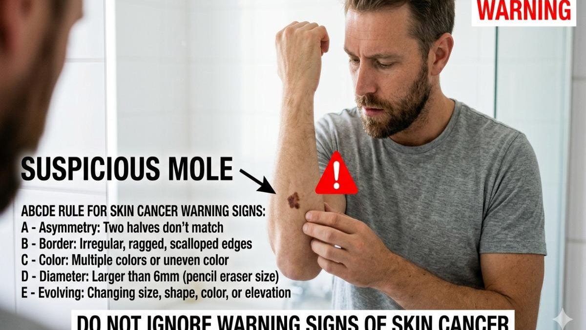 What is the #1 warning sign of skin cancer you should never ignore?