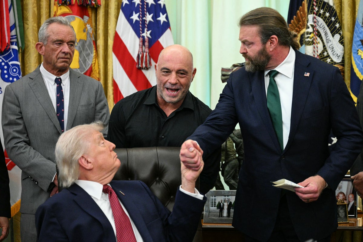 Why Trump called Joe Rogan 'very liberal' during White House event