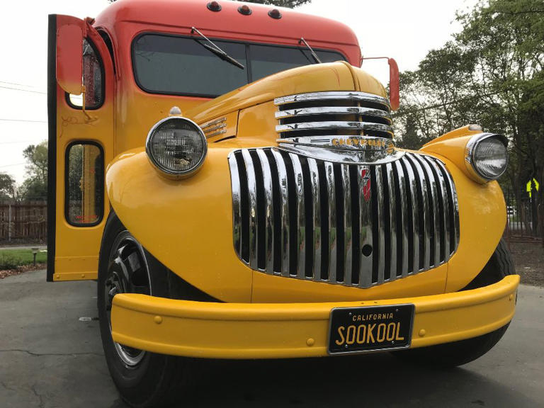 This ’46 Chevy is the coolest bus on the block